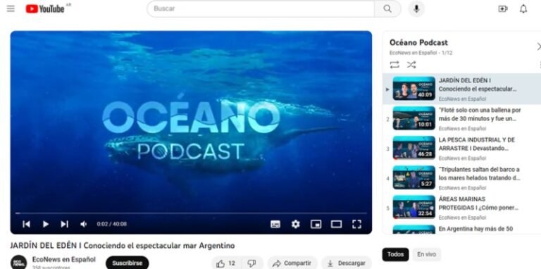 Océano podcast: el aliado para entender al mundo marino - EcoNews ...